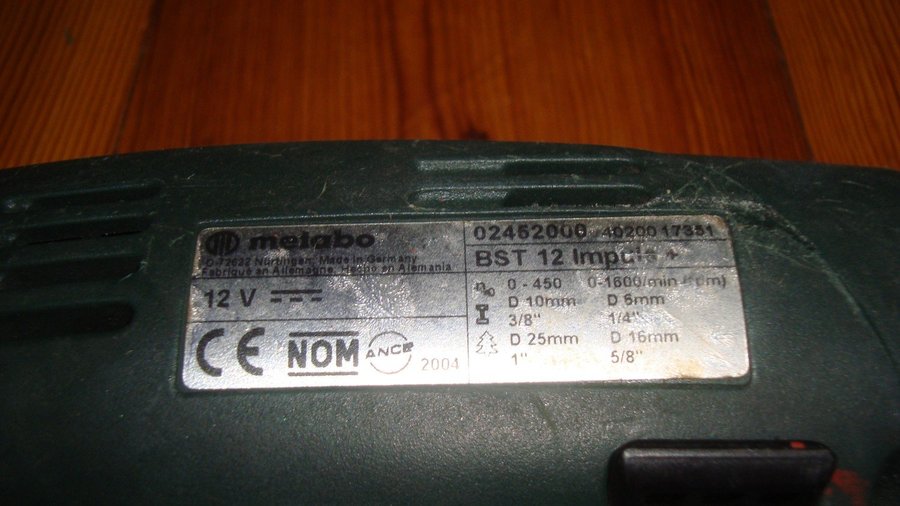 Metabo BST 12 Impuls Borrskruvdragare med 2 bat.. | Köp på Tradera ...