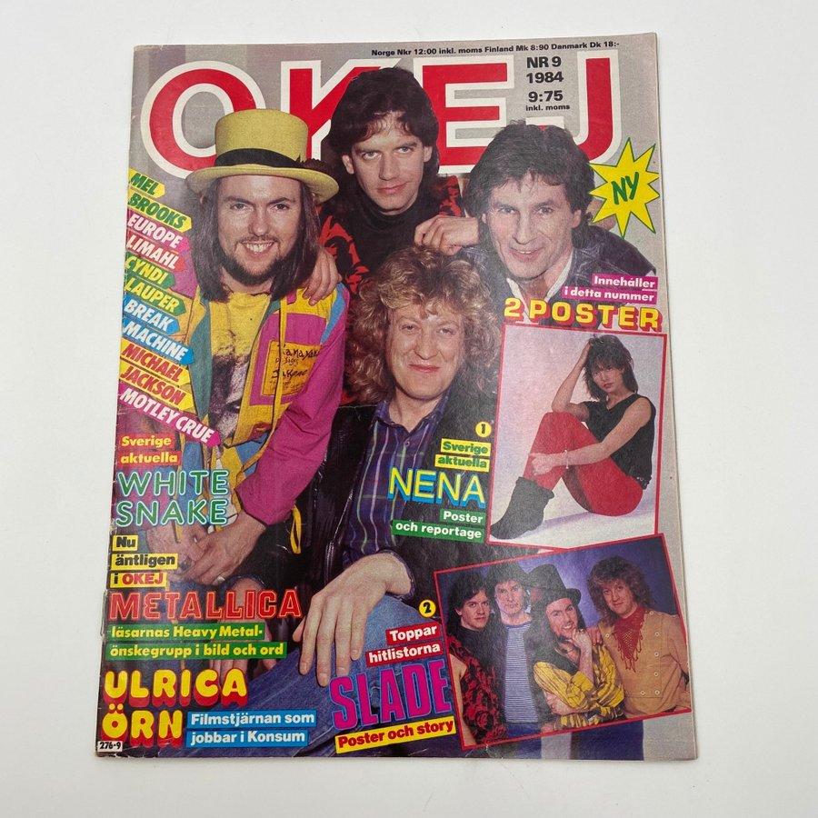 Nr 9 1984 Okej Tidning - Me.. | Köp från C-buyTradingAB på Tradera ...