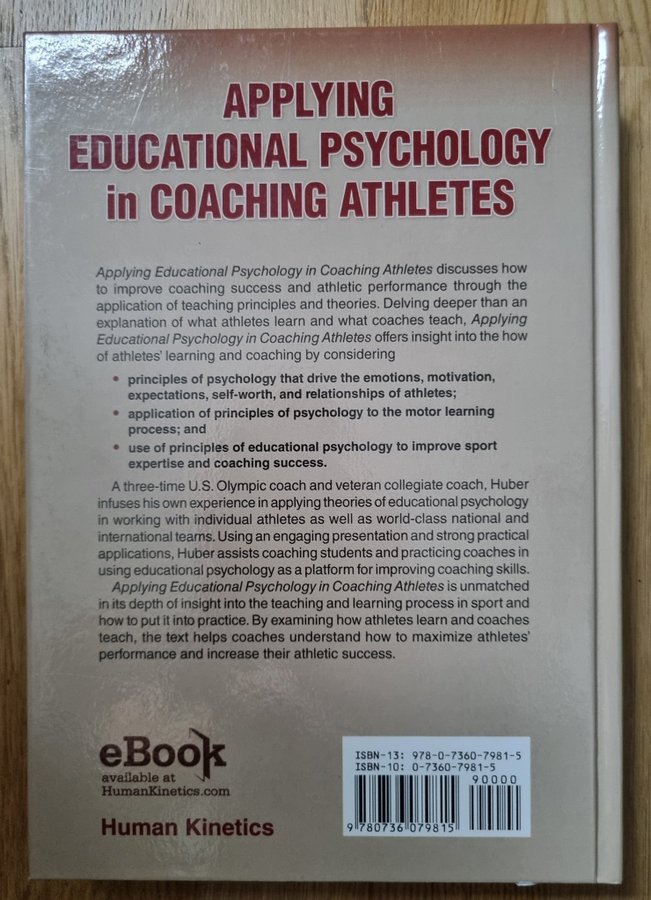 Applying educational psychology in coaching ath.. | Köp på Tradera ...