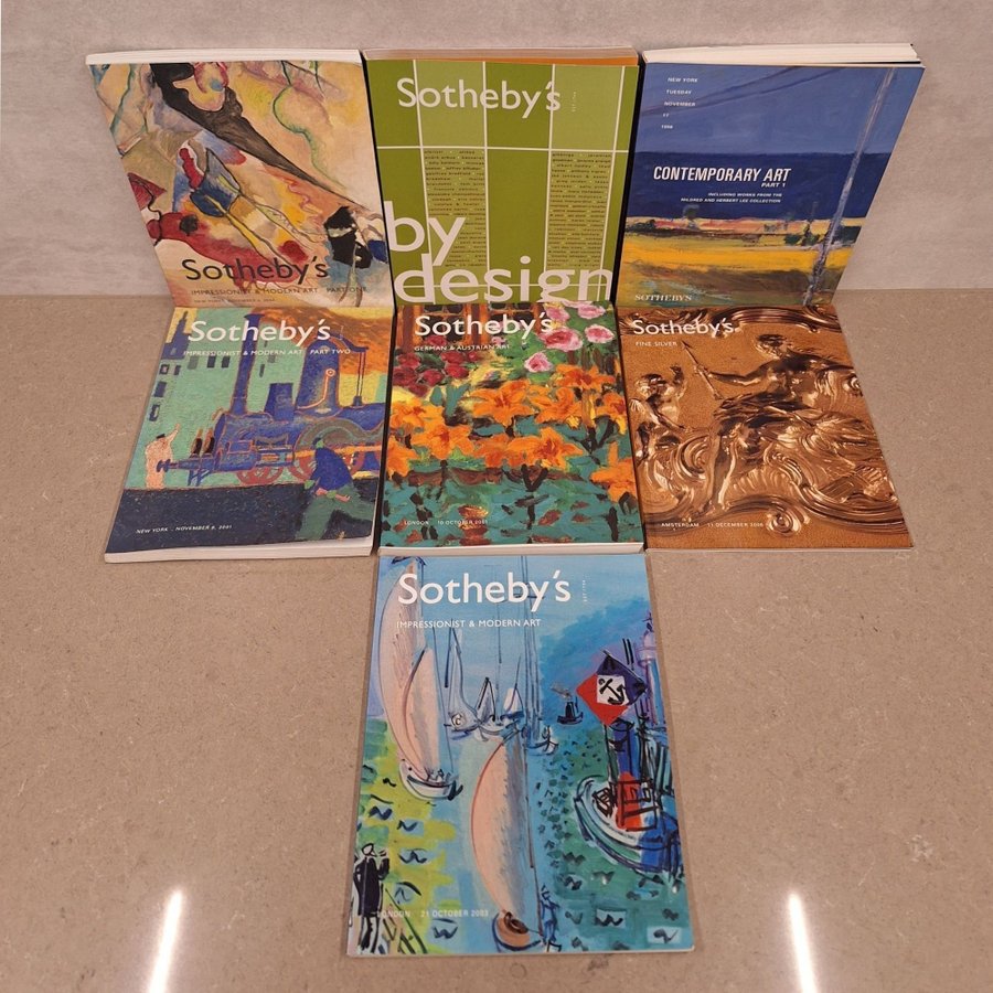 7 Sotheby's Auktionskataloger Antik och konstsa.. | Köp på Tradera ...
