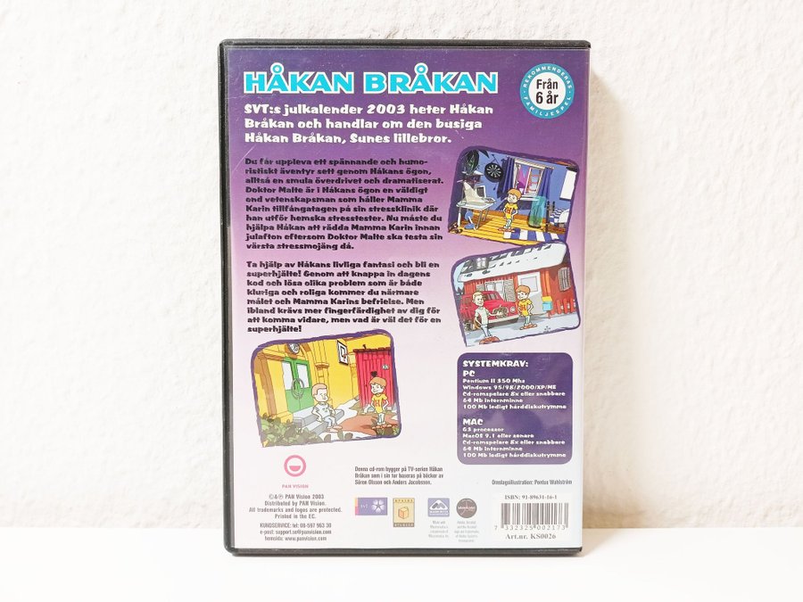 Håkan Bråkan PC Spel CD SVT Julkalender Barnspe.. | Köp på Tradera ...