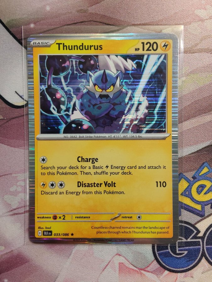 Pokémon TCG Thundurus HP120 Holo 033/086 2025 B.. | Köp på Tradera ...