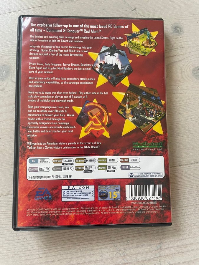 Command & Conquer: Red Alert 2 PC CD-ROM | Köp på Tradera (708728771)