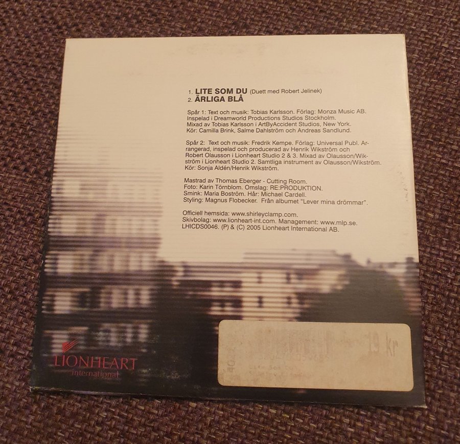 Lite Som Du - Shirley Clamp / Robert Jelinek (C.. | Köp på Tradera ...