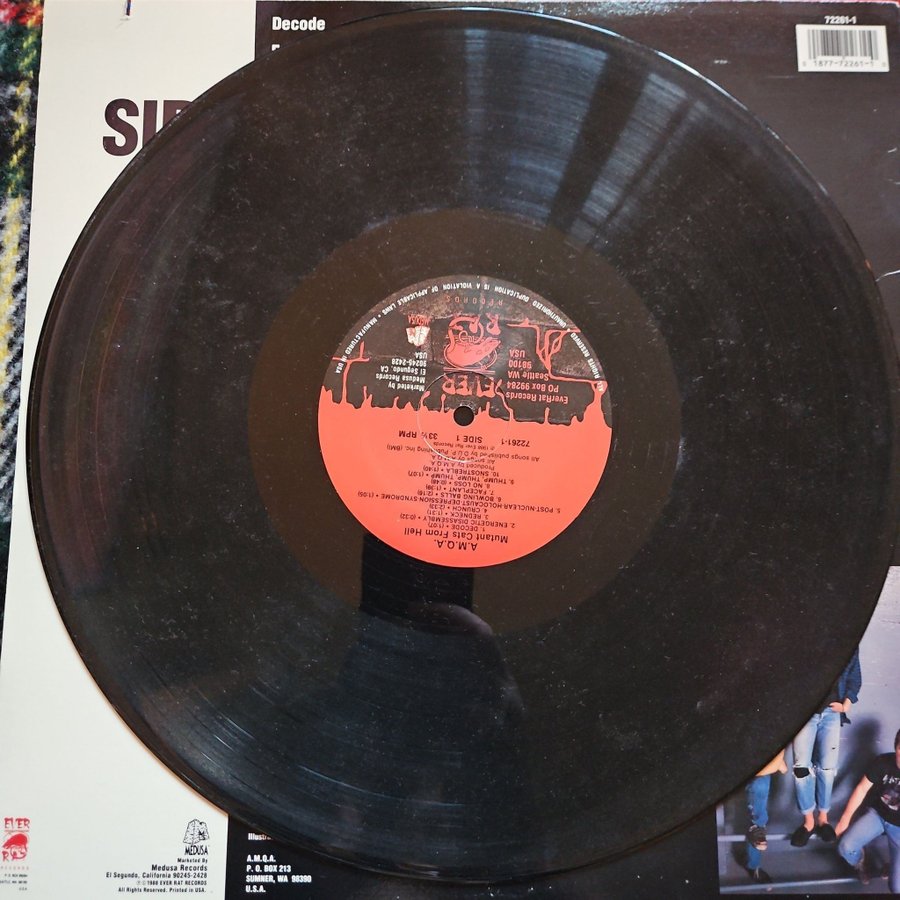 A.M.Q.A. - Mutant Cats From Hell LP | Köp på Tradera (711081612)