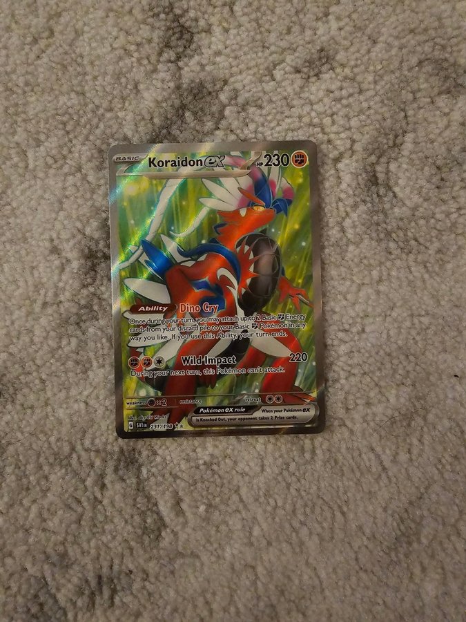 Koraidon ex Pokémonkort | Köp på Tradera (711409636)