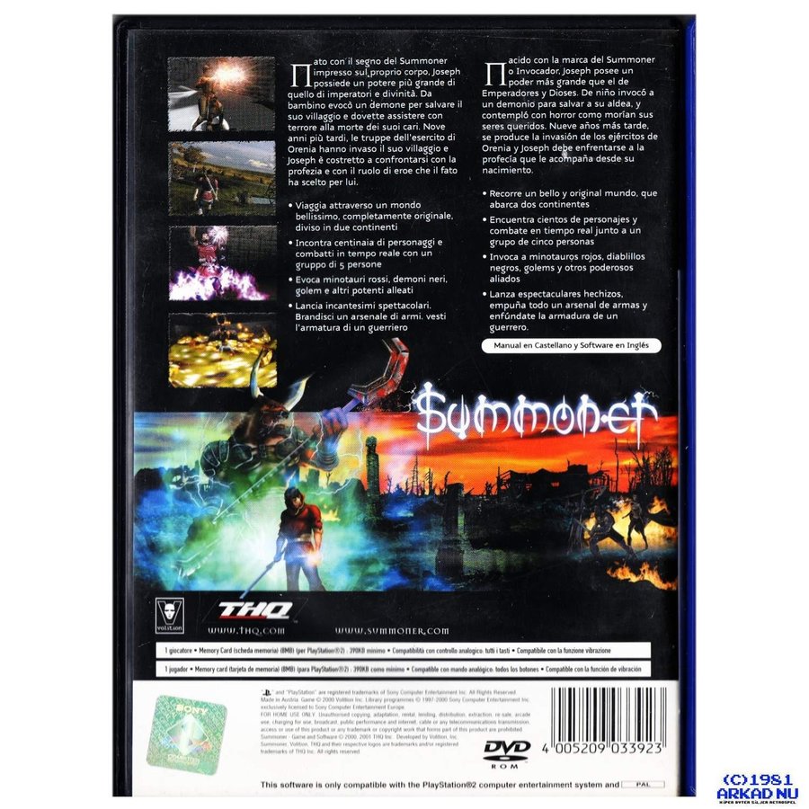 Se produkter som liknar SUMMONER PS2 SPANSK UTGÅVA, S.. på Tradera ...
