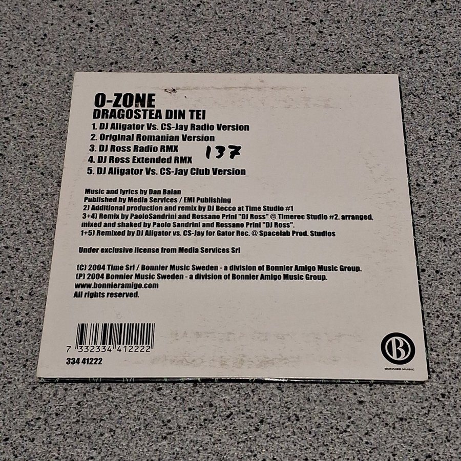 Se produkter som liknar O-Zone - Dragostea Din Tei (C.. på Tradera (696821357)