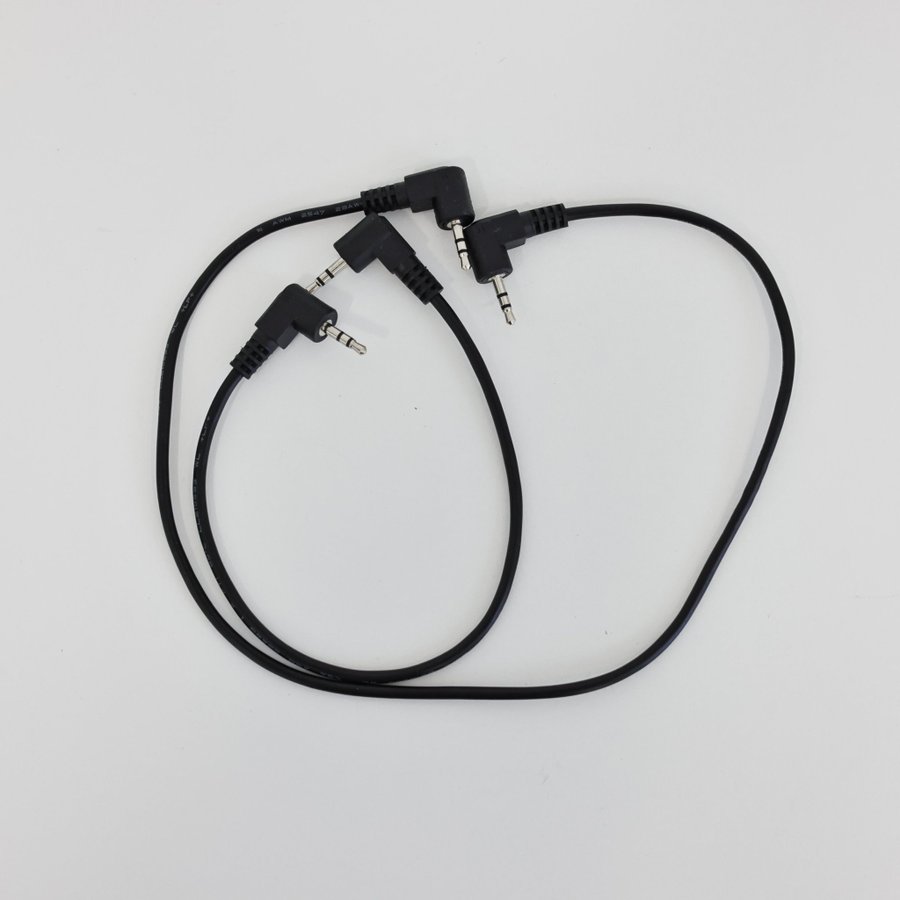 2.5mm Male to Male Right Angle Mini Jack x 2 | Köp på Tradera (701781002)