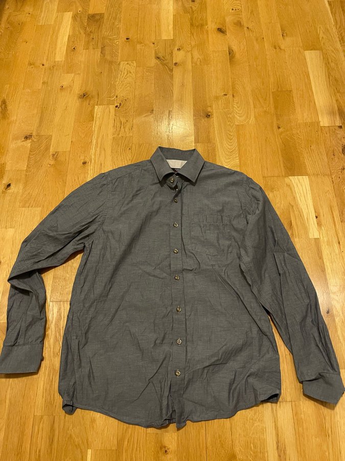 Egyptian cotton Grå skjorta, storlek L 41/42 fi.. | Köp på Tradera ...