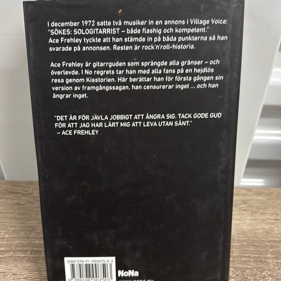 KISS Ace Frehley No Regrets - Joe Layden, John .. | Köp på Tradera ...
