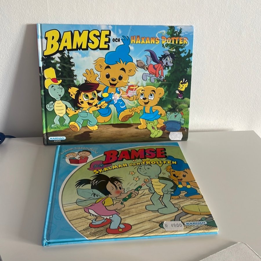 Bokpaket - Bamse, skalman och trollfen & Bamse .. | Köp på Tradera (605174399)