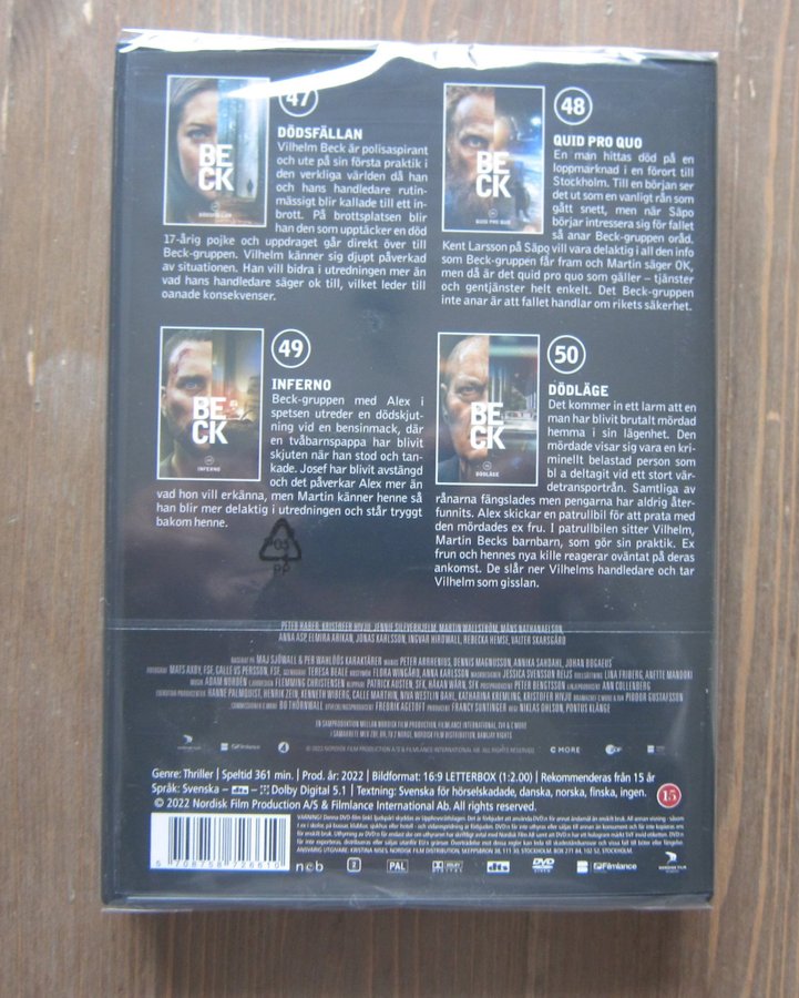 Se produkter som liknar DVD-Box / Beck 47-50 / Peter .. på Tradera ...
