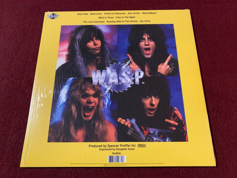 W.A.S.P. - The Last Command (LP, Magenta Transp.. | Köp på Tradera ...