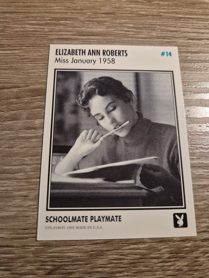 Samlarkort Elizabeth Ann Roberts - Miss January.. | Köp på Tradera ...