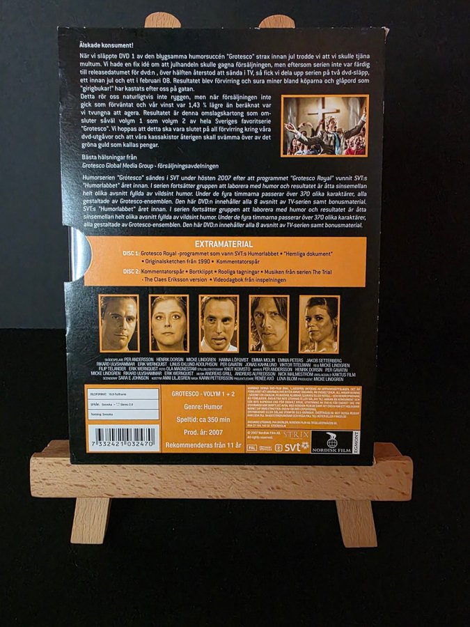 Grotesco Volym 1+2 DVD box. Hela serien. SVT. H.. | Köp på Tradera ...