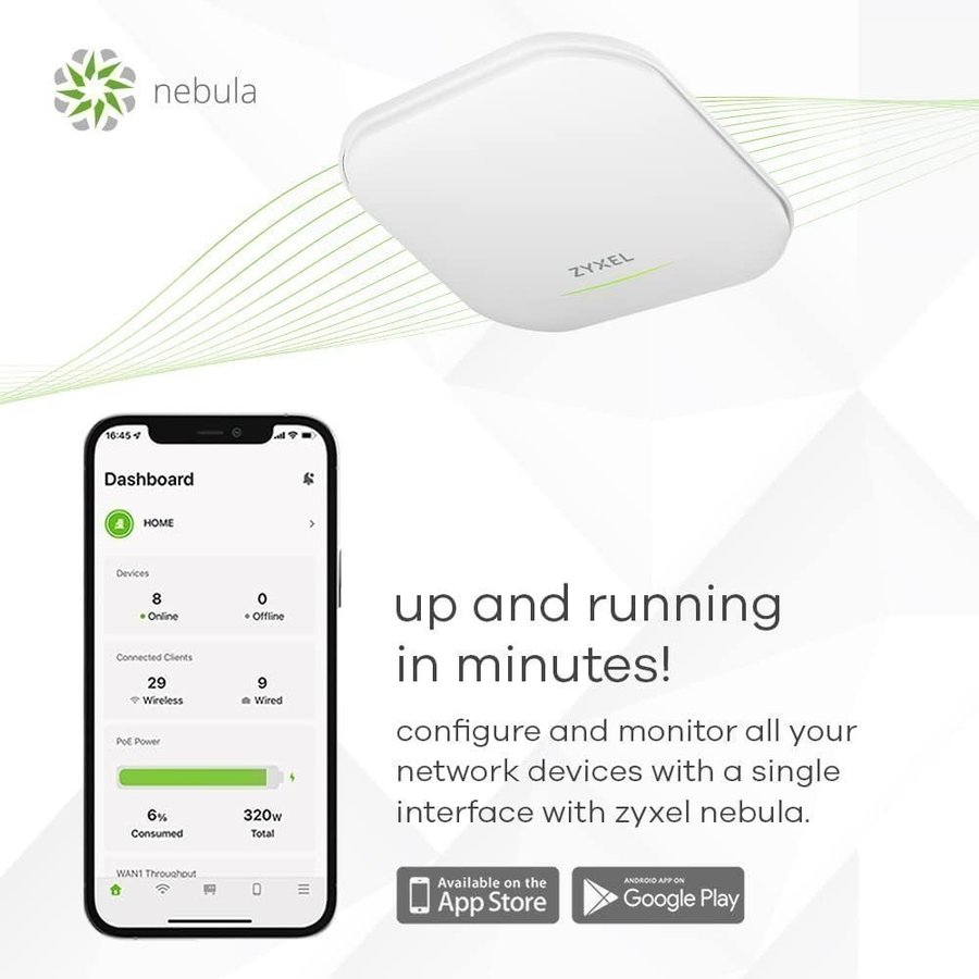 Ny Zyxel WiFi 6E Dual-Radio Acc.. | Köp från EliteDeals på Tradera ...