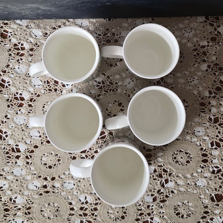 Jason fine bone china muggar – 5 st – England | Köp på Tradera (713610215)