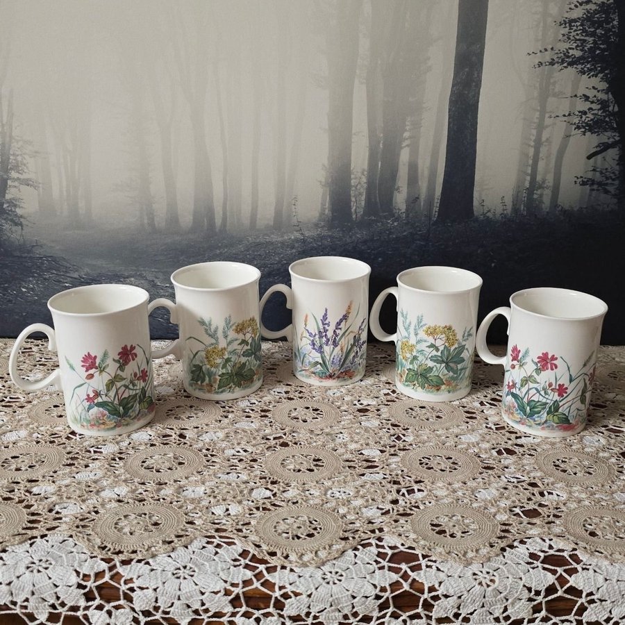 Jason fine bone china muggar – 5 st – England | Köp på Tradera (713610215)