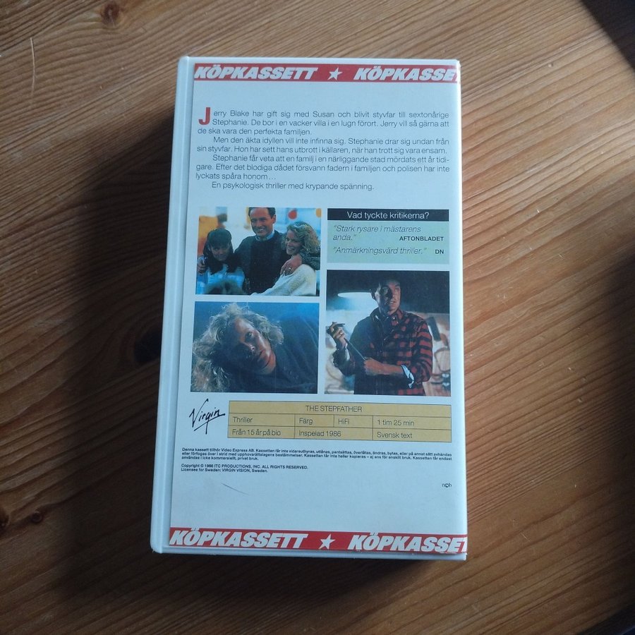 M - The Stepfather - VHS | Köp på Tradera (711200402)