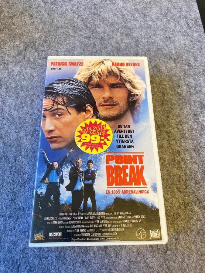 Point Break - VHS - Patrik Swa.. | Köp från Lindes_Fynd på Tradera ...