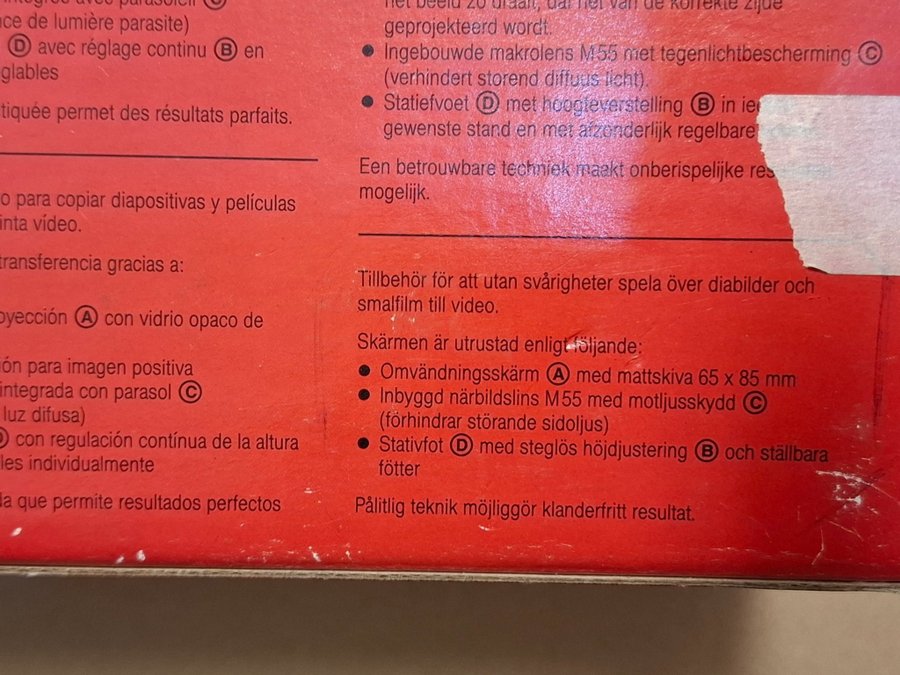 Hama Telescreen Video to copy slides and 8mm 16.. | Köp på Tradera ...