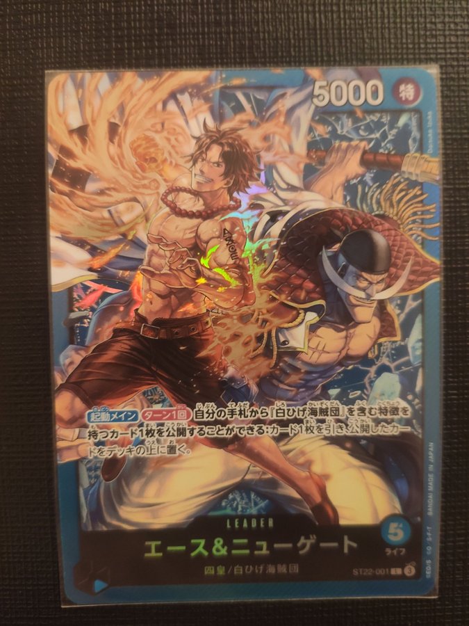 One Piece Kortspel - Ace & Whitebeard st22-001 | Köp på Tradera (699226692)