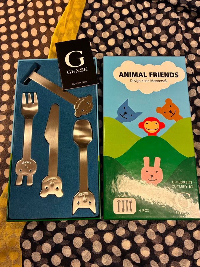 Animal friends av Karin Mannerstål barn bestick.. | Köp på Tradera ...