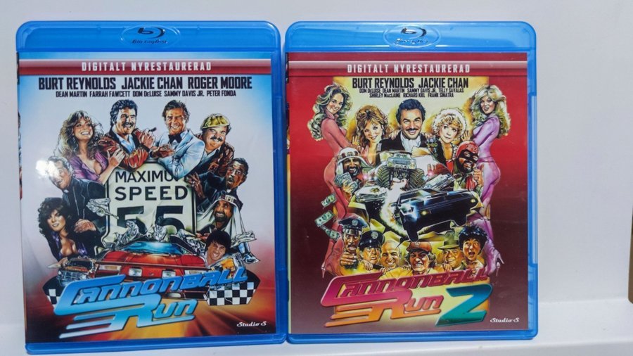 Cannonball Run 1.2 Blu-Ray Svensk Text. Studio s | Köp på Tradera ...