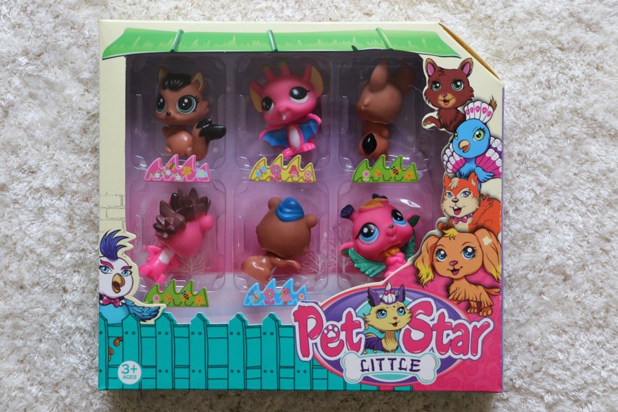 Pet Star Little figurer, 6-pack | Köp på Tradera (734688496)