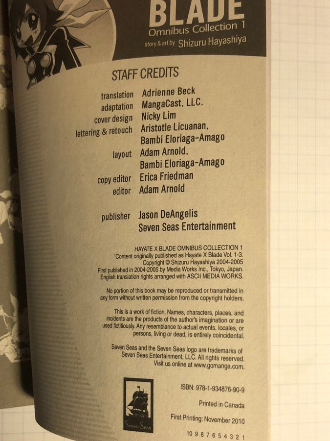 Hayate X Blade Omnibus Collection 1 av Shizuru .. | Köp på Tradera ...