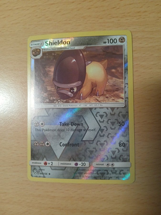Shieldon [Reverse Holo] 84/156 Pokemon Ultra Pr.. | Köp på Tradera ...