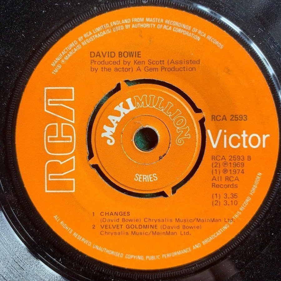 Sällsynt David Bowie - Space Oddity - Changes /.. | Köp på Tradera ...