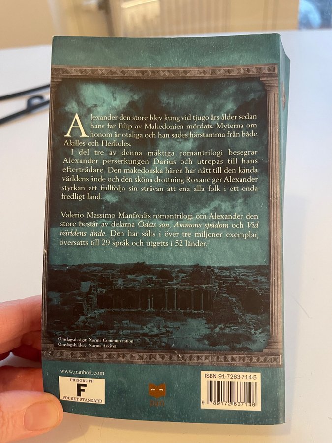 Alexander Vid Världens Ände av Valerio Massimo .. | Köp på Tradera ...
