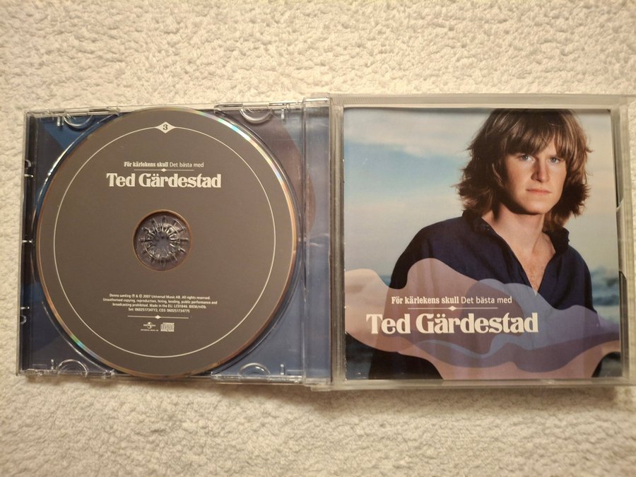 För kärlekens skull Det bästa med Ted Gärdestad.. | Köp på Tradera ...