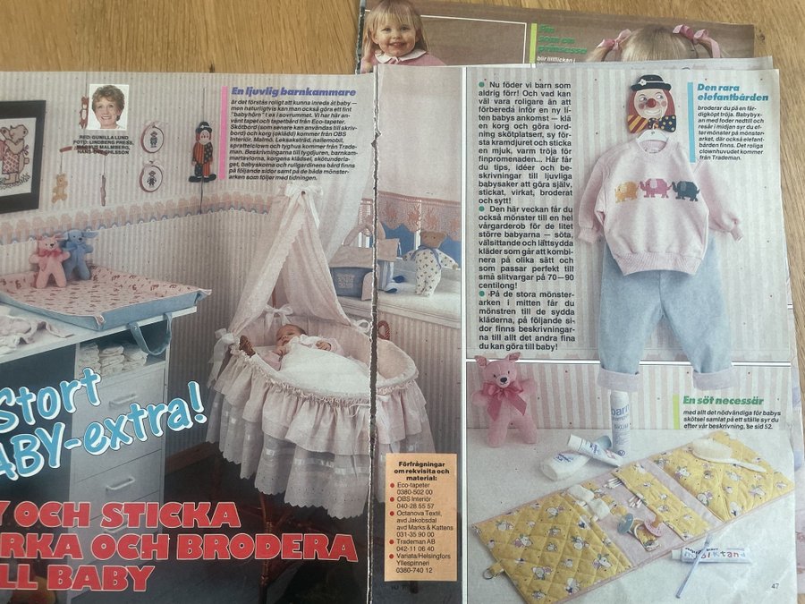 Se produkter som liknar Symönster; Baby; Sy, sticka, .. på Tradera ...