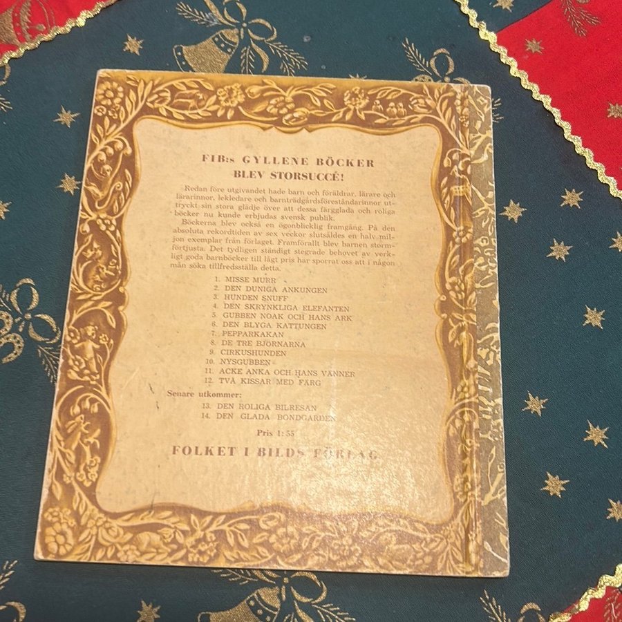 Två Kissar med färg, fib:s gyllene bok, nr12 | Köp på Tradera (710091206)