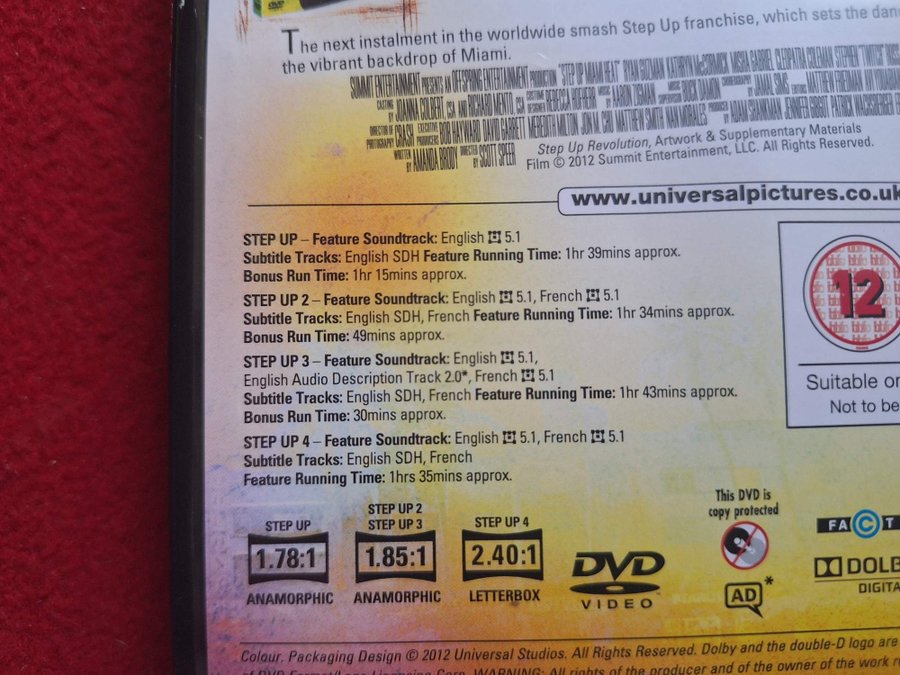 STEP UP MOVIE COLLECTION 1 - 4 .. | Köp från game-world på Tradera ...