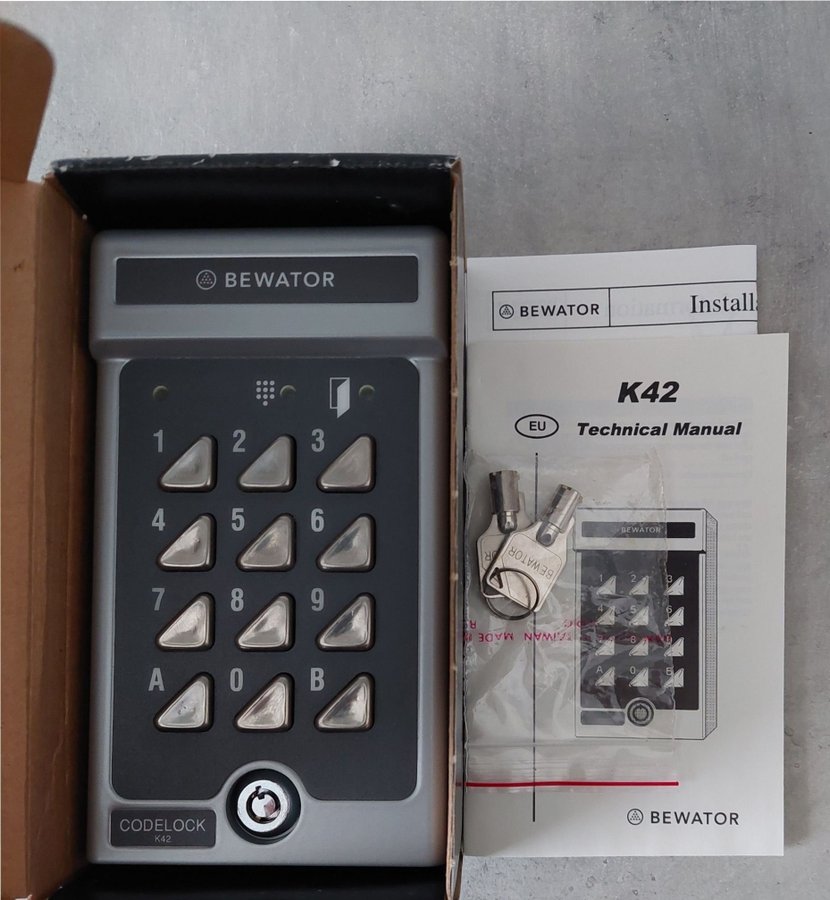 Se produkter som liknar Bewator K42 kodläsare på Tradera (587804065)