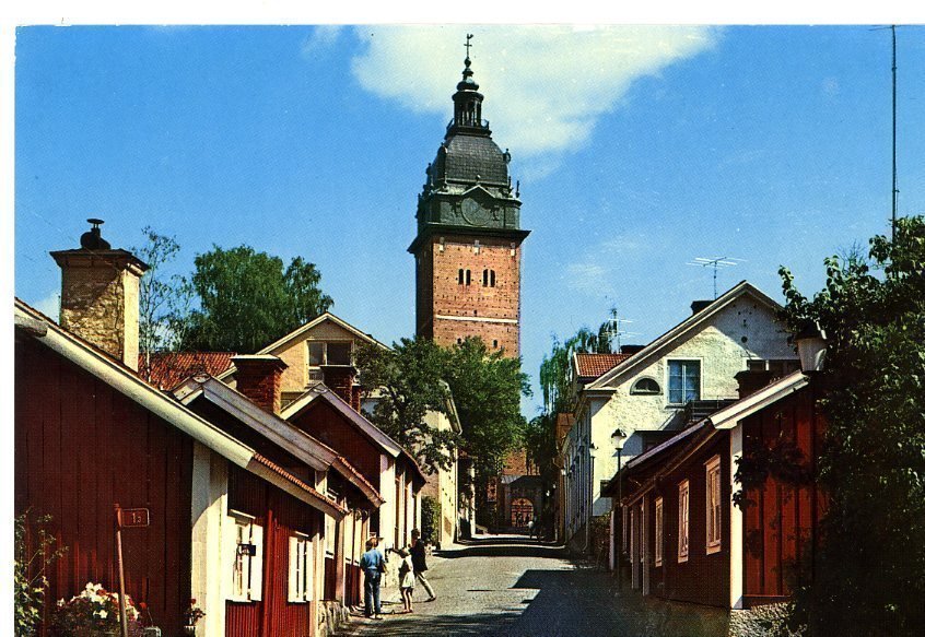 Vykort Strängnäs Gyllenhjelmsgatan | Köp på Tradera (711073923)