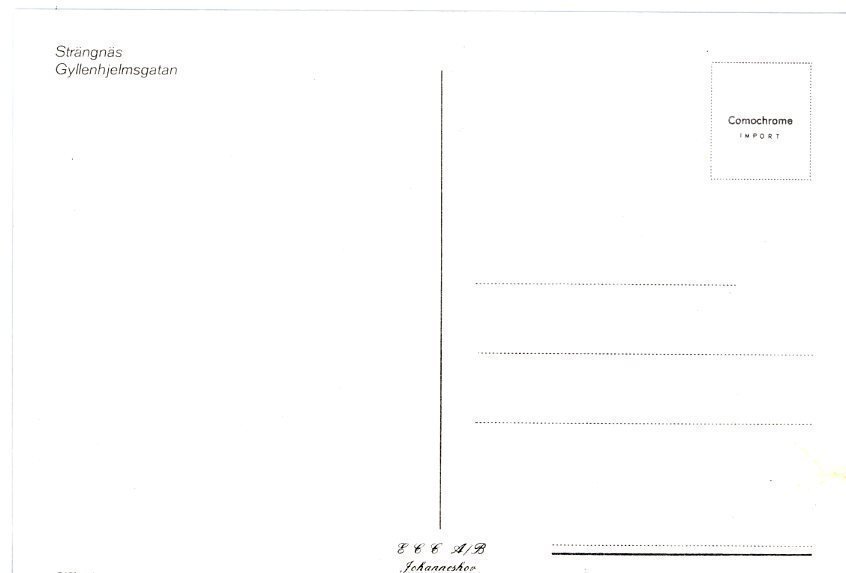 Vykort Strängnäs Gyllenhjelmsgatan | Köp på Tradera (711073923)