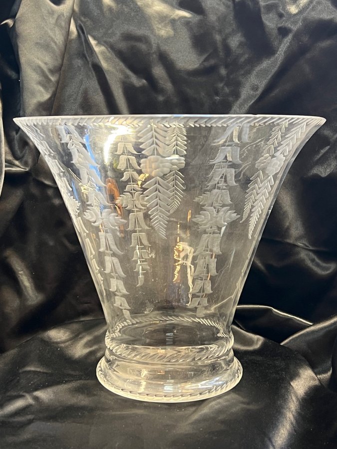 Vacker antik slipad skål, funkis 20-tal. Orrefo.. | Köp på Tradera ...