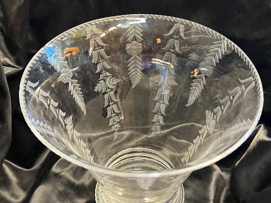 Vacker antik slipad skål, funkis 20-tal. Orrefo.. | Köp på Tradera ...