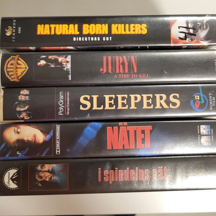 5st Thriller VHS-filmer: I spindelns nät, Nätet.. | Köp på Tradera ...