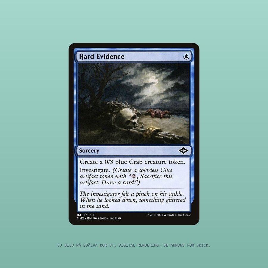 Hard Evidence, MH2, C, #46 | Blue, Sorcery | Köp på Tradera (711915485)