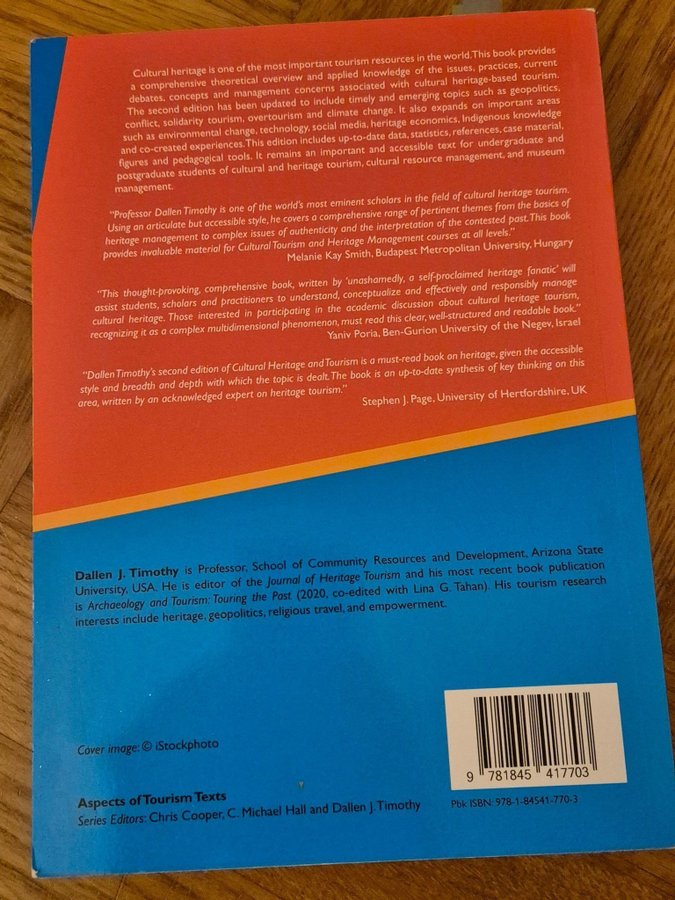 Cultural Heritage and Tourism: An Introduction,.. | Köp på Tradera ...