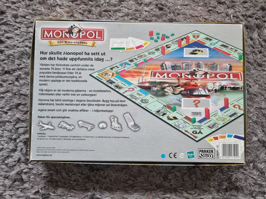 Monopol Här & nu-utgåvan - Parker | Köp på Tradera (711275056)