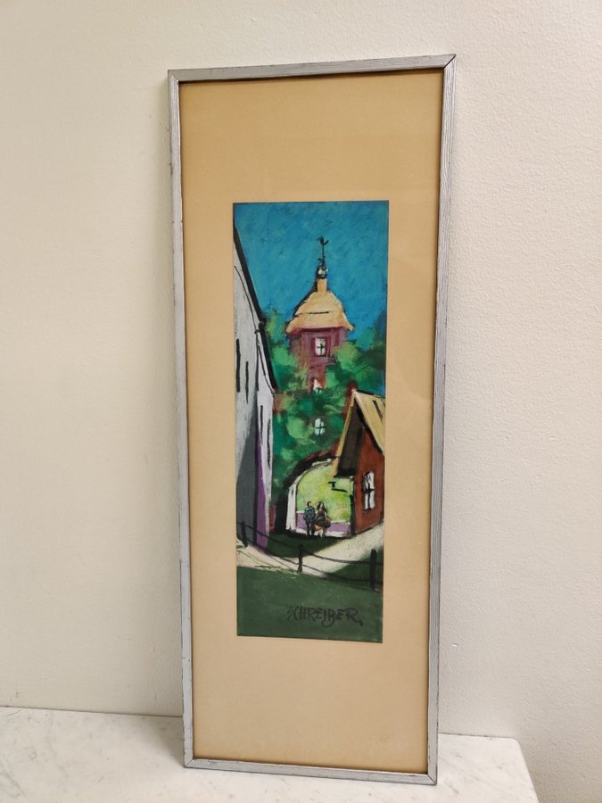 Se produkter som liknar Schreiber, fin tavla med stad.. på Tradera ...