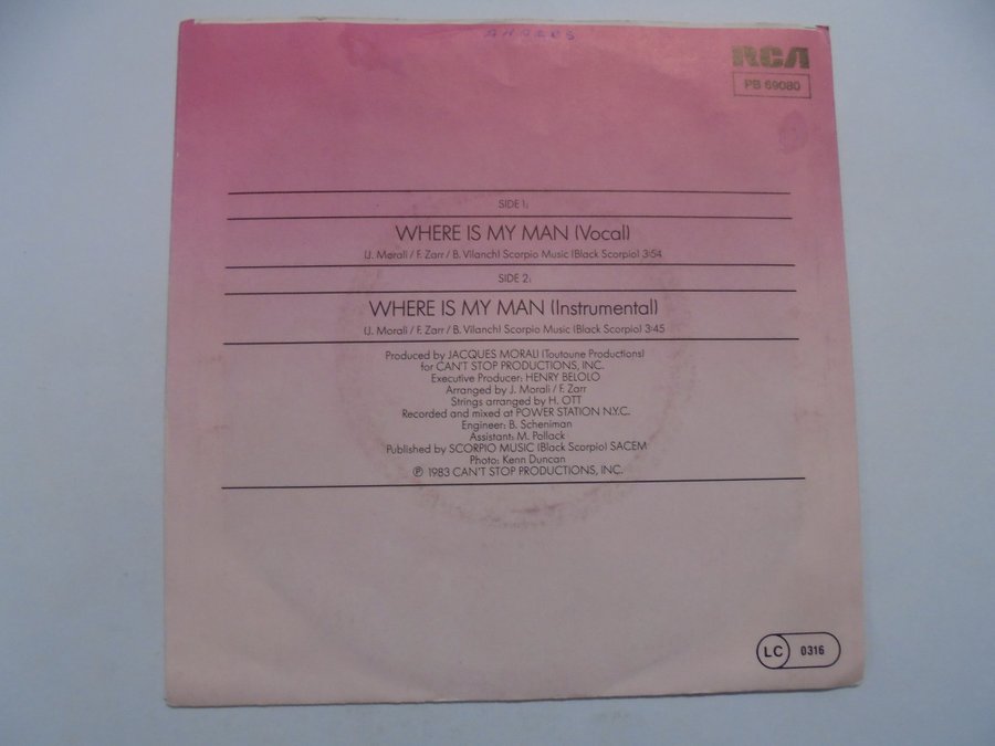 Eartha Kitt - Where Is My Man - 7" | Köp från trippolo på Tradera ...