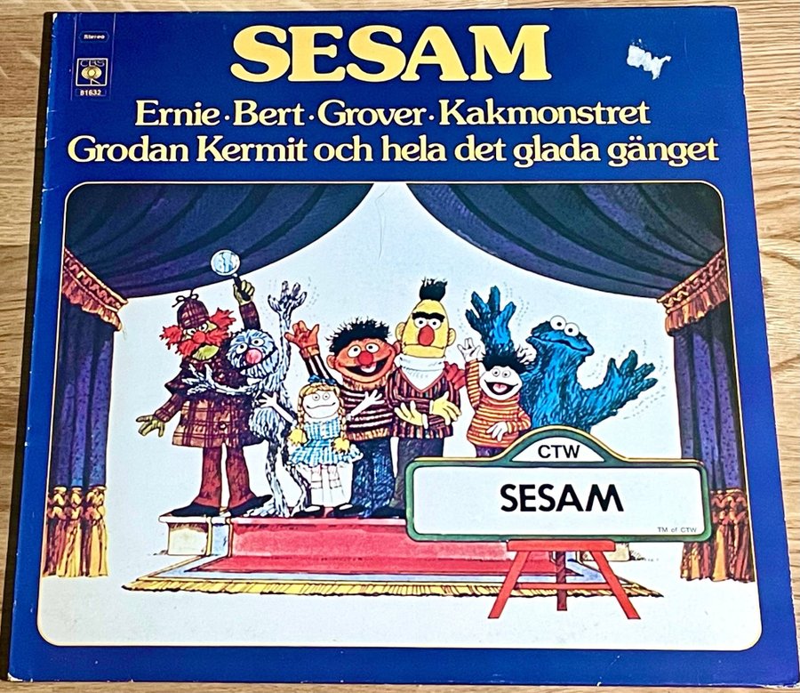 SESAME STREET på svenska, Bert & Ernie med fler.. | Köp på Tradera ...